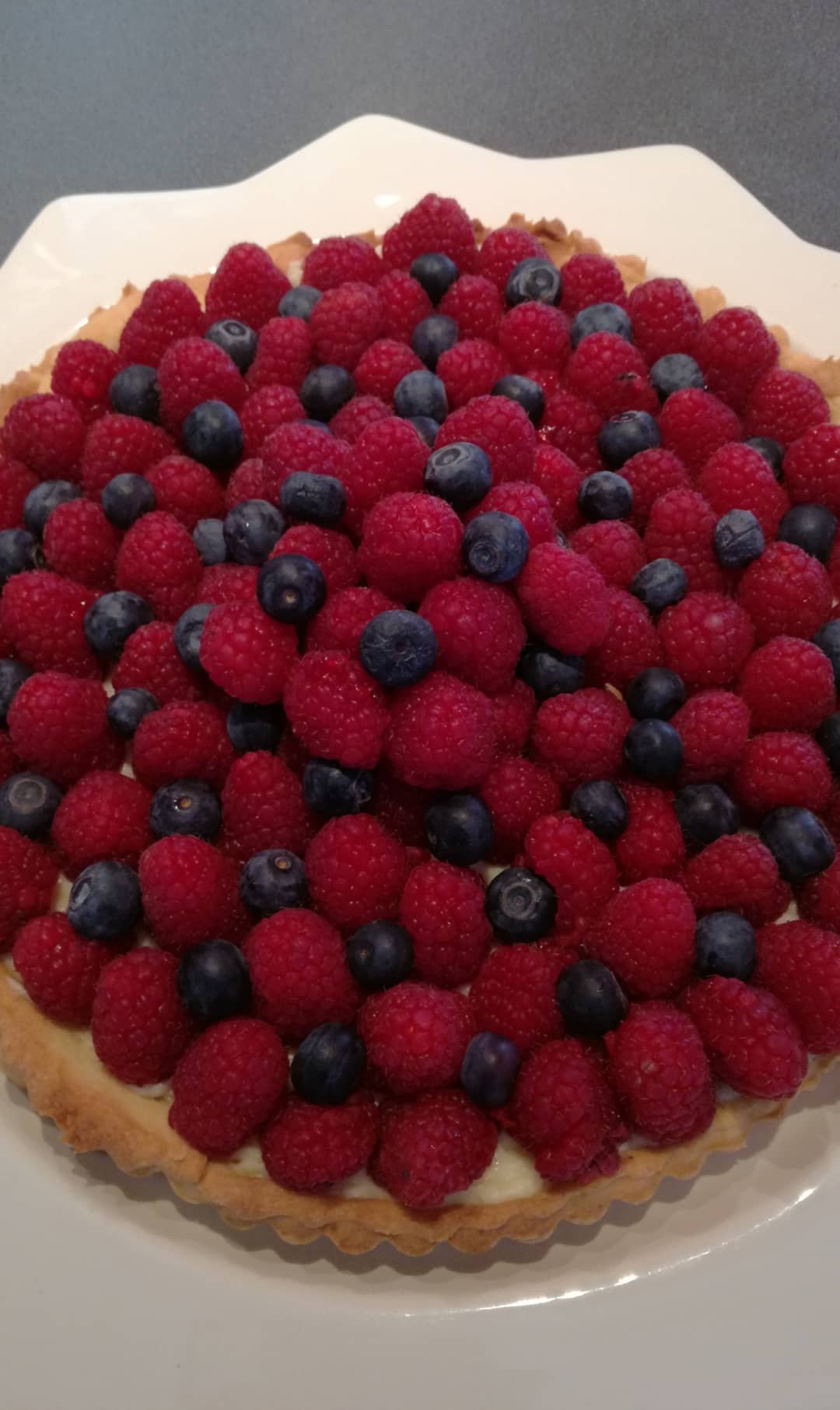 Tarte aux framboises et myrtilles | Les petits plats de Christopher